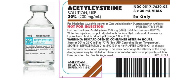 Asetilsistein - Fungsi, Efek Samping, Dosis