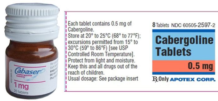 Obat Cabergoline: Fungsi, Dosis, Efek Samping, dll
