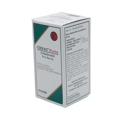 Cefat Forte Dry Sirup 60 Ml | Obat dan Vitamin - DokterSehat