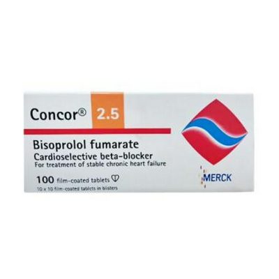 Concor 2,5 Mg Tab | Obat dan Vitamin - DokterSehat