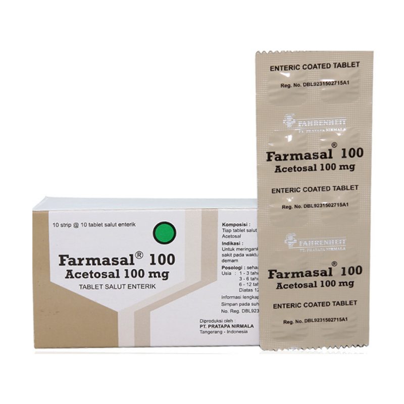 Farmasal 100 Tab 100'S | Obat dan Vitamin - DokterSehat