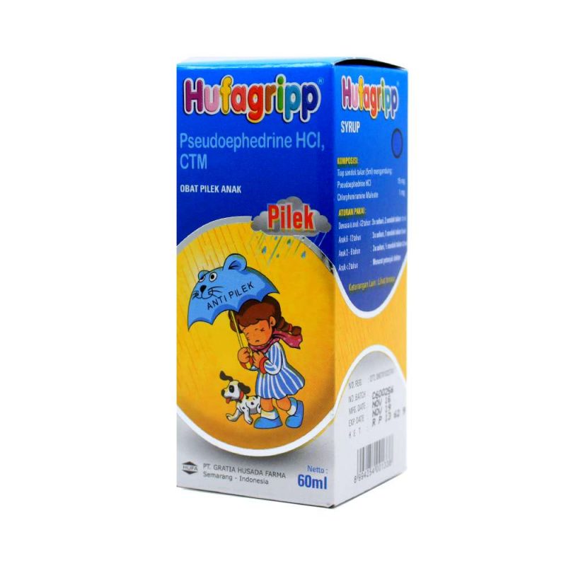 Hufagripp Pilek Biru Sirup 60ml | Obat dan Vitamin - DokterSehat